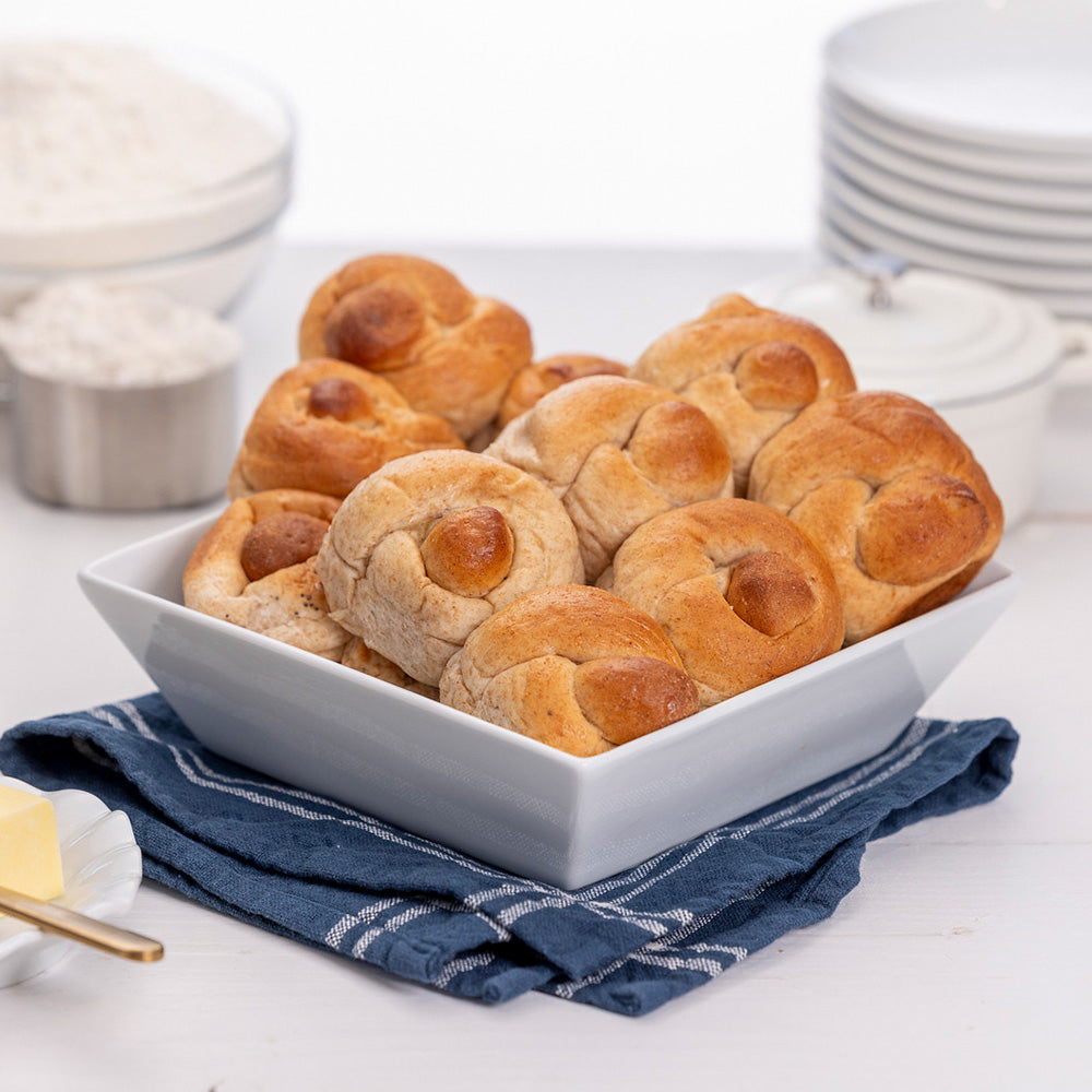 Whole Wheat Challah Bread Rolls – Ricki's Cookie Corner